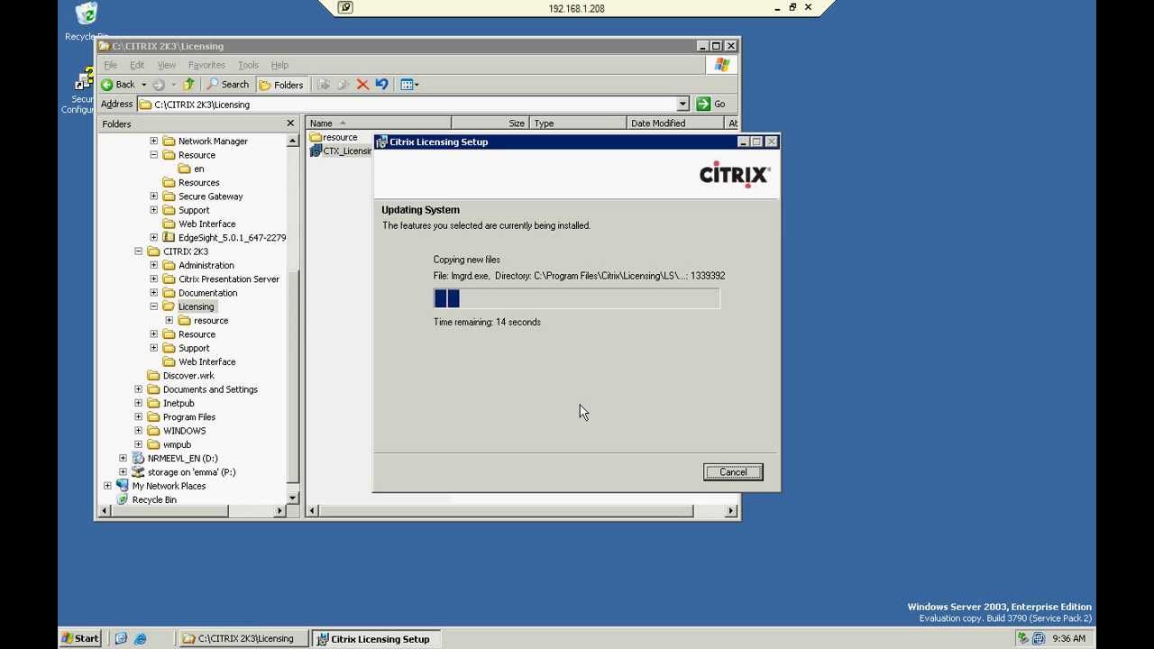 Citrix: Citrix License Server Install - YouTube