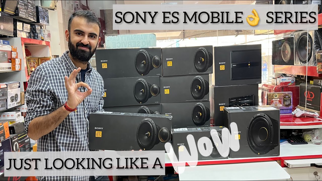 SONY ES MOBILE COMPLETE SERIES😳| SONY XS162ES COMPONENT SPEAKERS👌|SONY ...