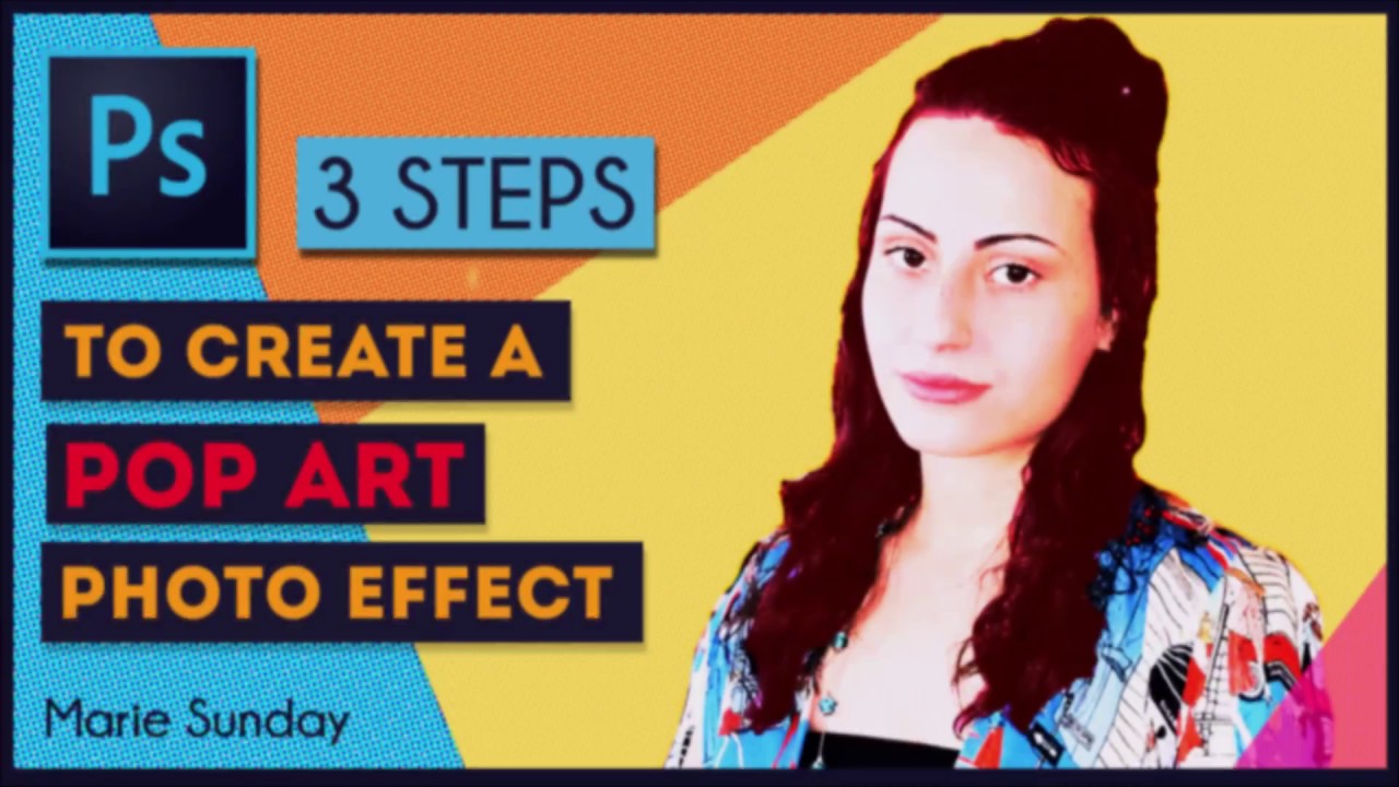 Pop Art Portrait in 3 Steps | Photoshop - YouTube