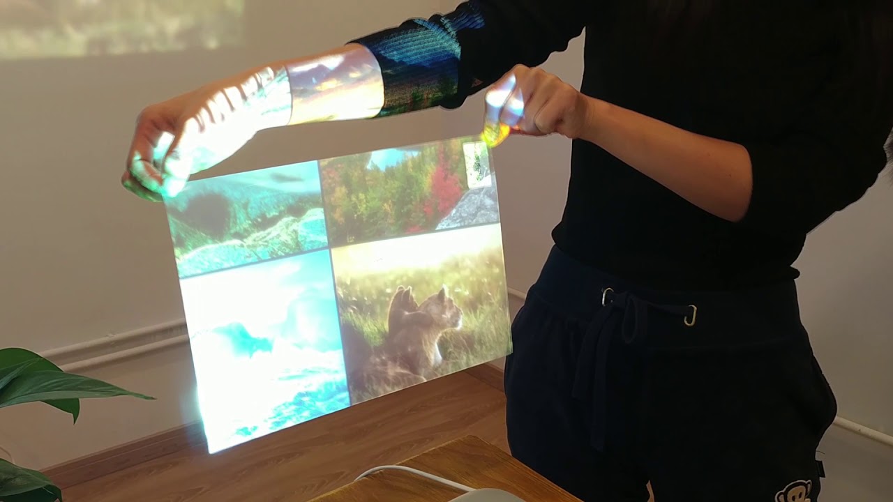 Rear projection film - YouTube