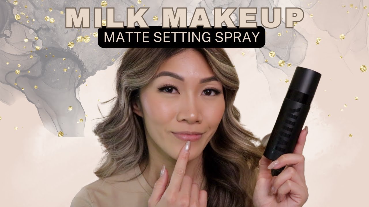 *NEW* MILK MAKEUP MATTIFYING SETTING SPRAY | Nadia Ngo - YouTube
