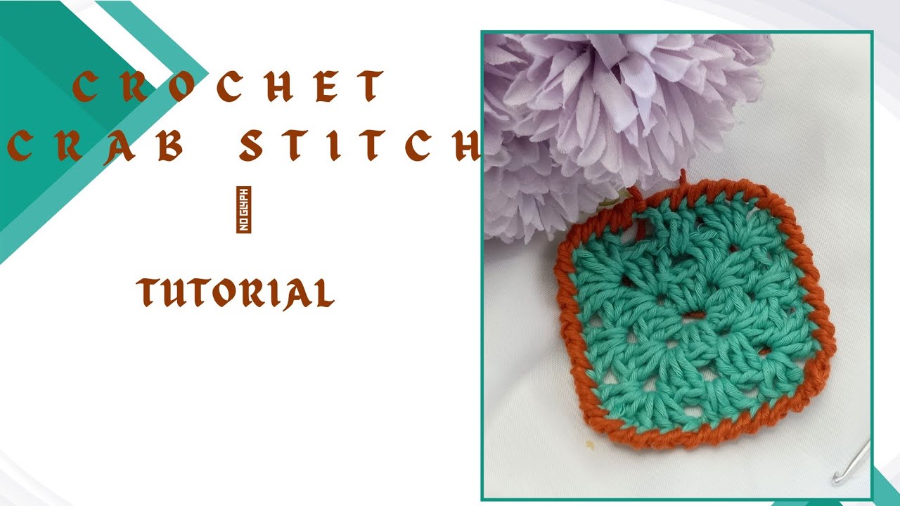 How to crochet crab stitch video tutorial - YouTube