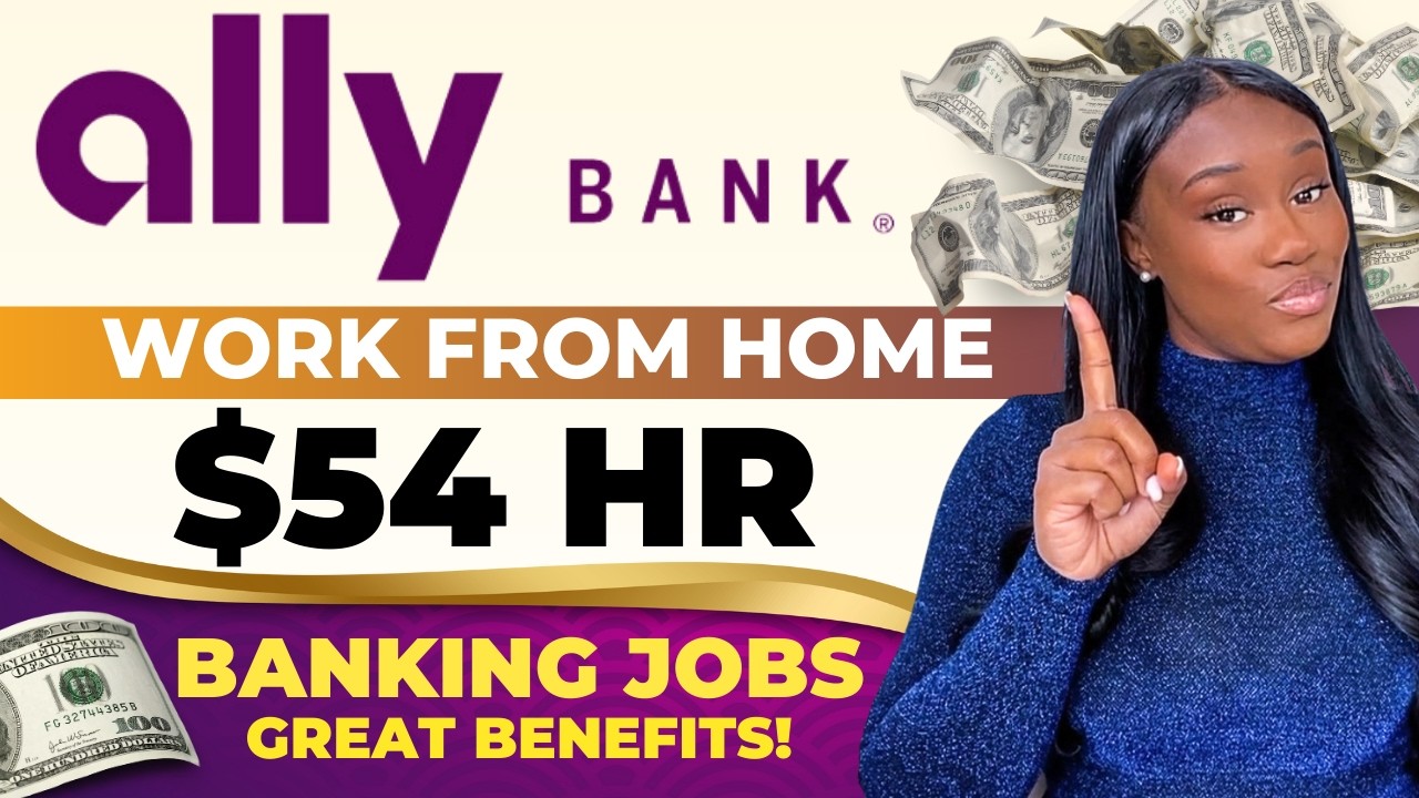 Make $2,160/WK | ALLY BANK WORK FROM HOME | FINANCIAL REMOTE JOBS - YouTube
