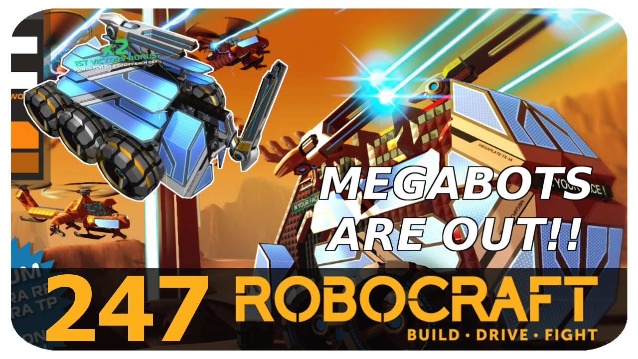 Robocraft - MEGABOTS ARE OUT! First Look!! Tier TX-1 - YouTube