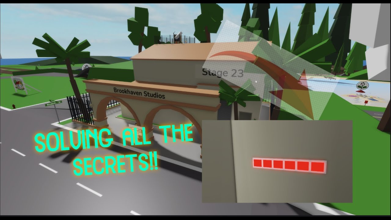 SOLVING All THE SECRETS In The NEW Movie Studio In BROOKHAVEN!! - YouTube