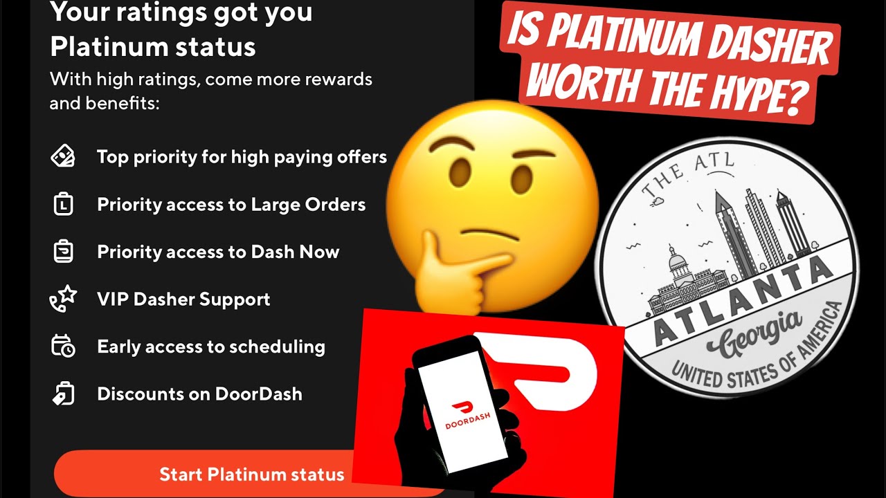 Is platinum tier dasher worth grind?? North Atlanta edition - YouTube