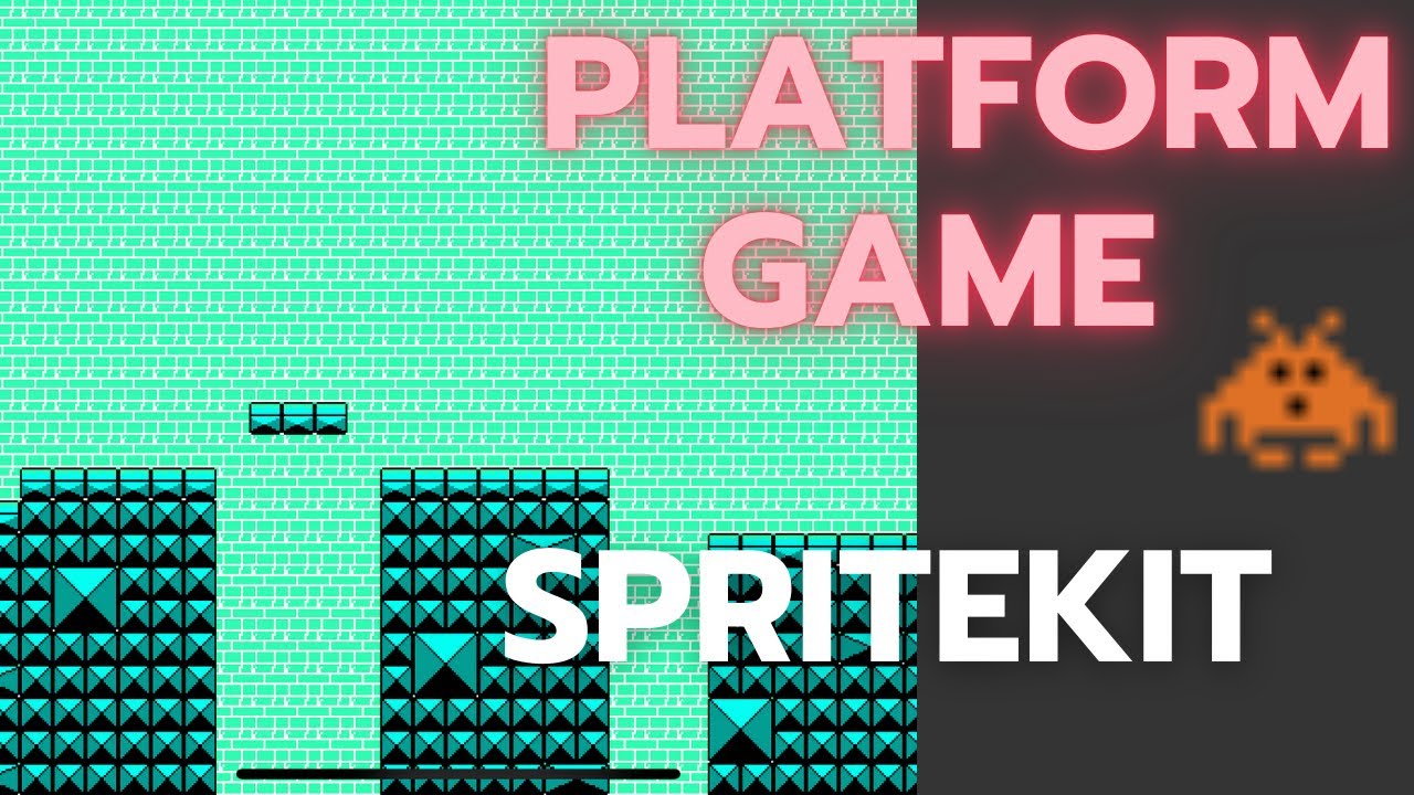 👨‍💻SpriteKit Platform Game: Part 1 GameScene with Tilesets👾 - YouTube