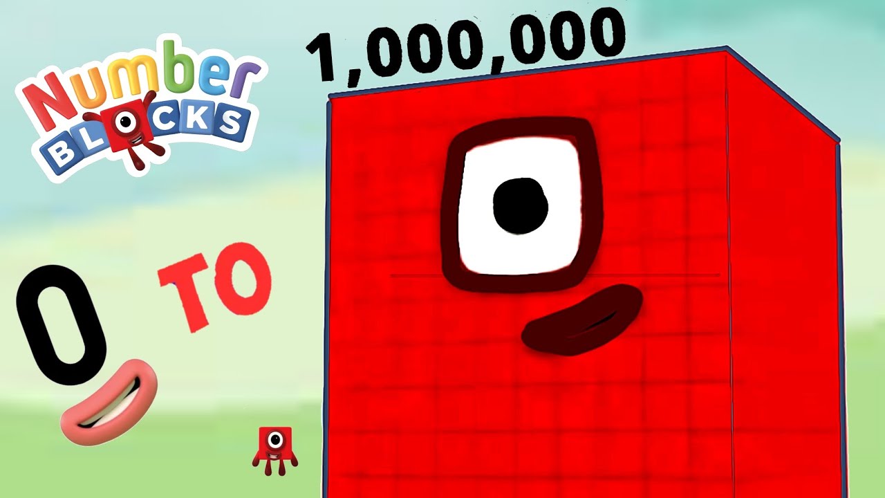 counting 1-1000000 with NumberBlocks - YouTube