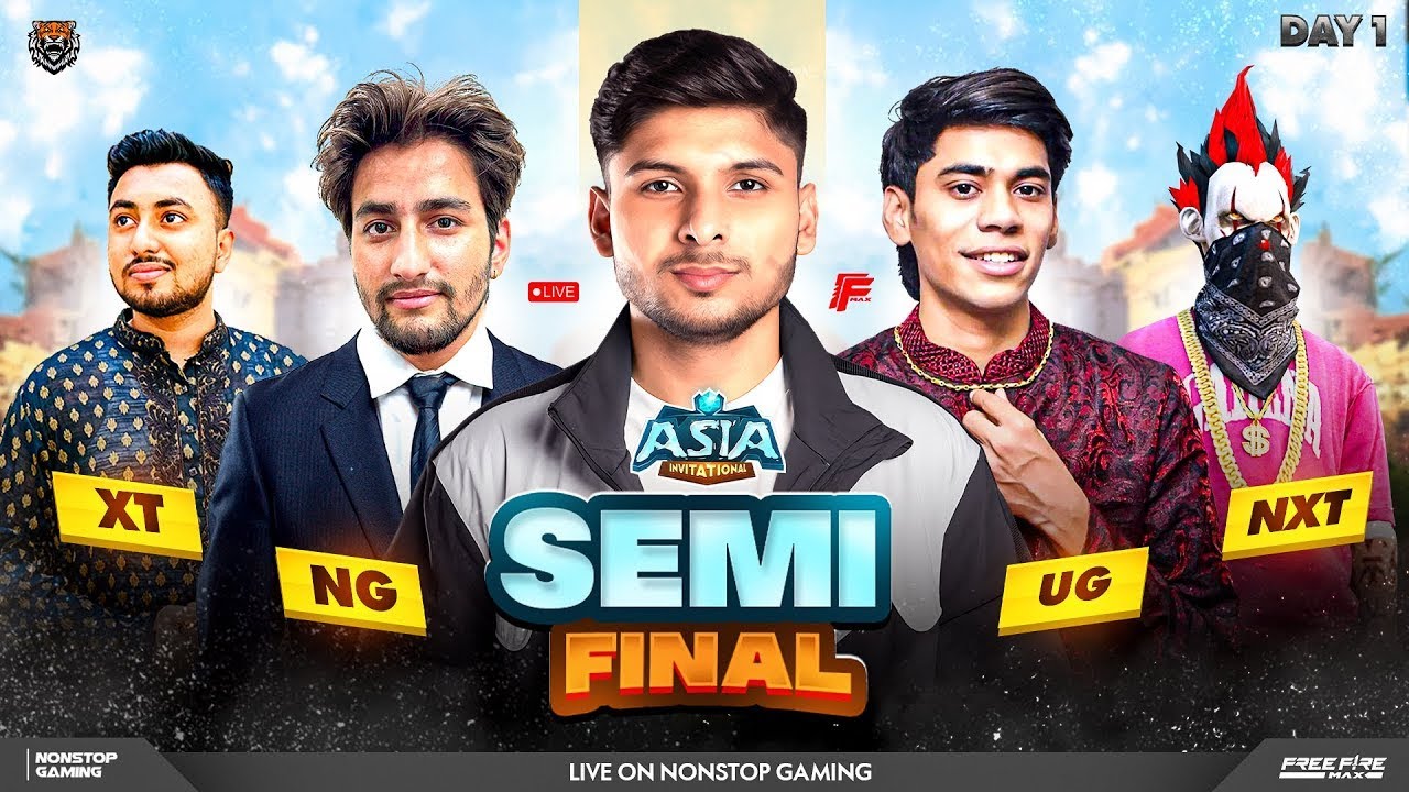 ASIA INVITATIONAL SEMI FINAL DAY-1 🔥🚀 NG vs NXT vs APEX7 vs OV XT 🇮🇳 🇧🇩 ...