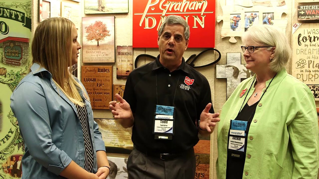 Todd Krist of P. Graham Dunn and Jackie Chamberlin of Wayne County CVB ...