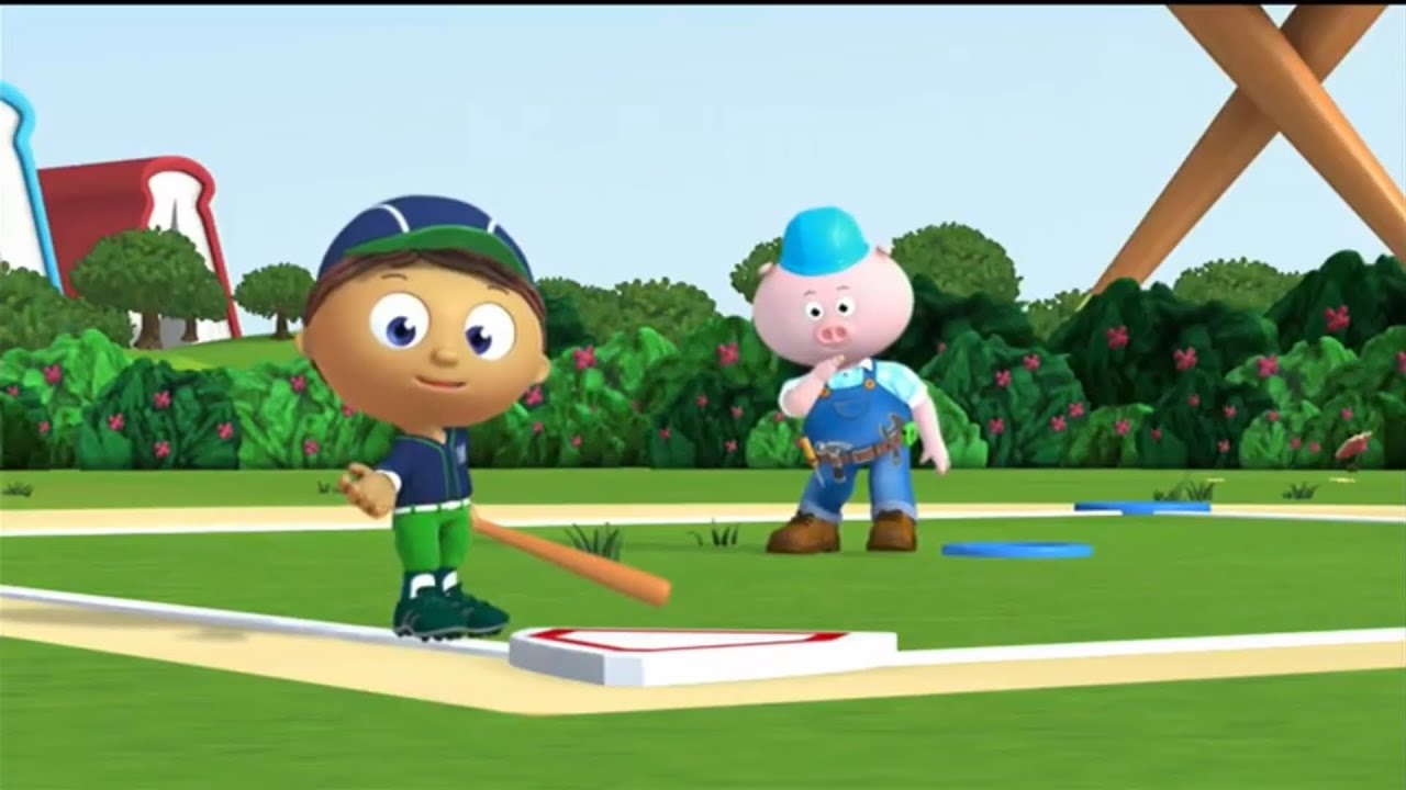 Super Why! Whyatt Practices Baseball PAL - YouTube