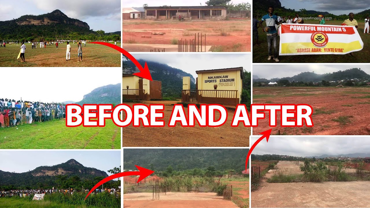 The current state of Nkawkaw Sports Stadium - YouTube