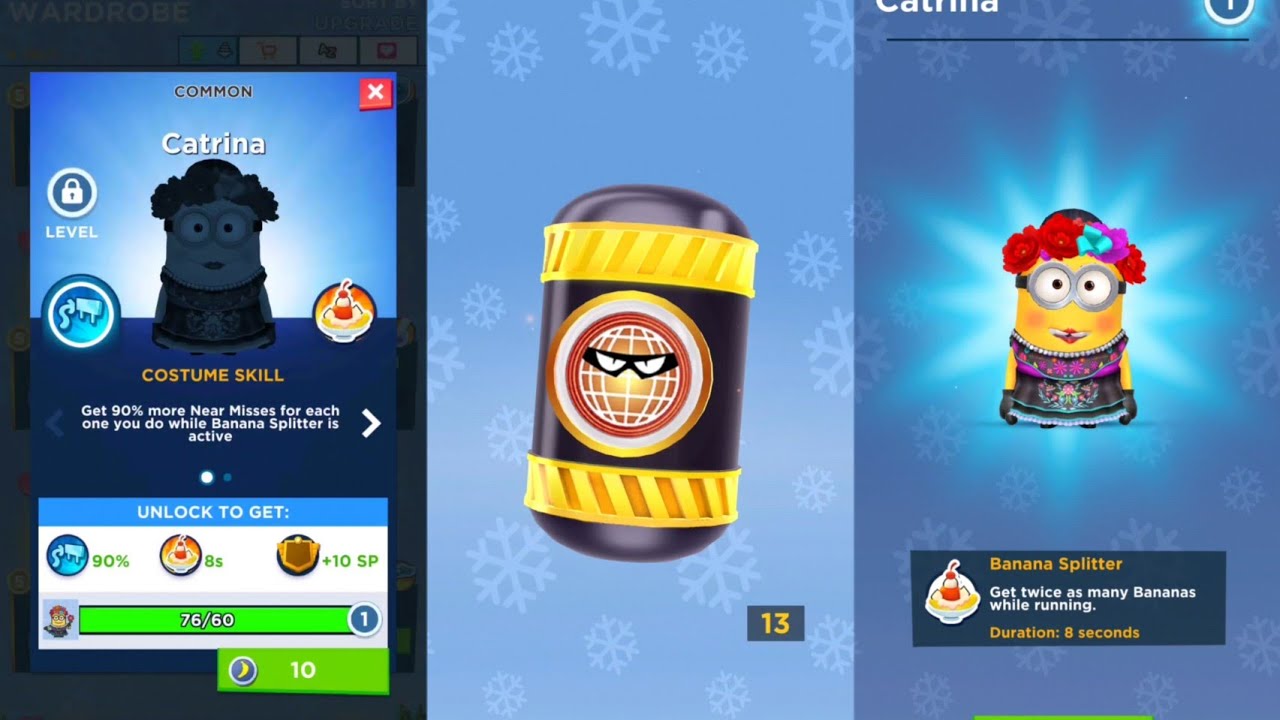 Unlock Catrina | Purchase villain con prize pod | Minion rush | - YouTube