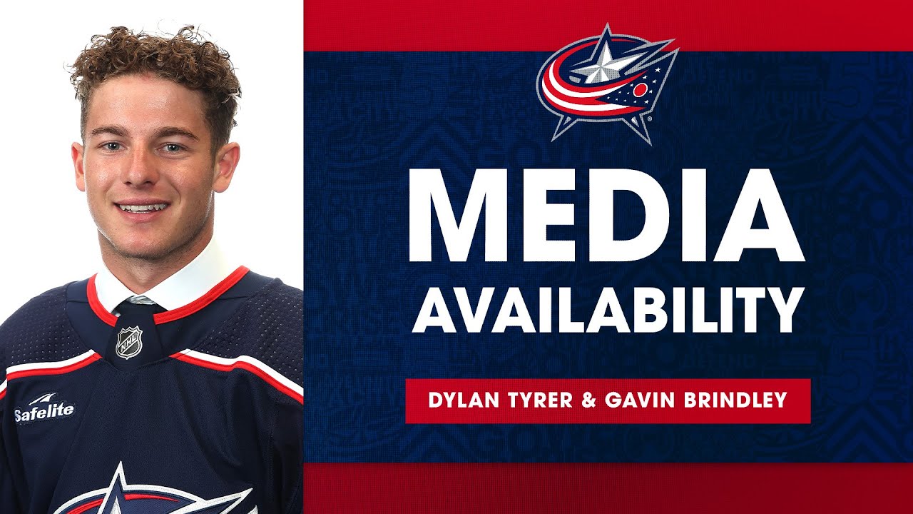 Gavin Brindley on Columbus Blue Jackets Development Camp, golf, Big Ten ...