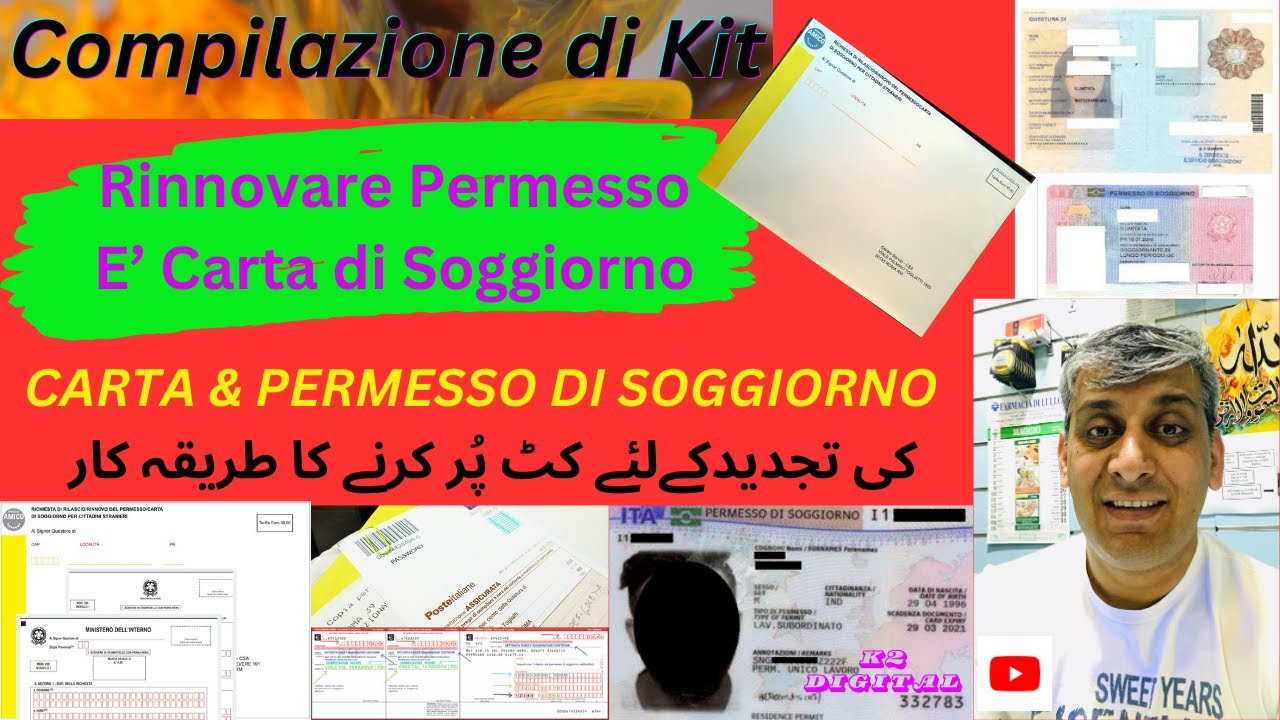 Compilazione di Kit,Rinnovare Permesso di Soggiorno & Rilascio Carta E ...