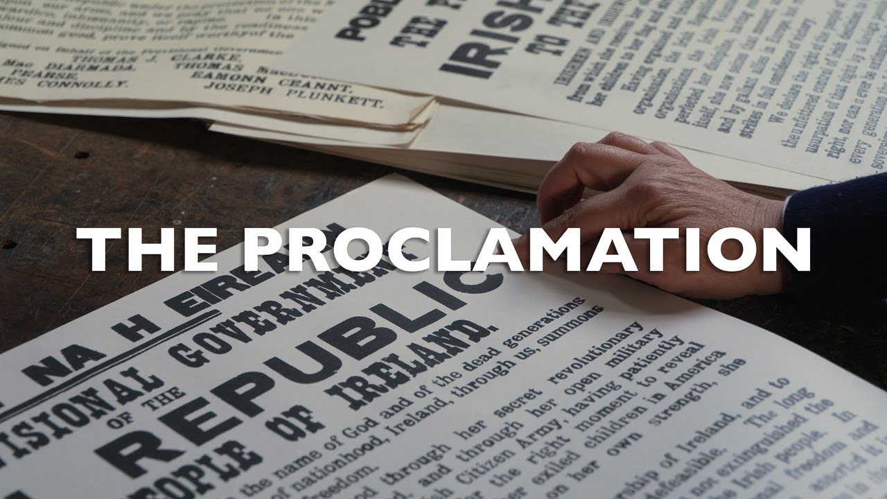 The 1916 Proclamation - YouTube