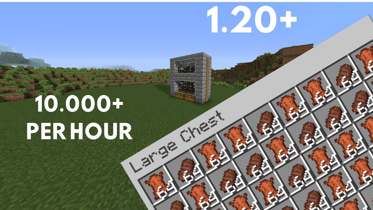 Super Simple AUTO Cow Farm for Minecraft 1.21+ (Steak & Leather Farm ...