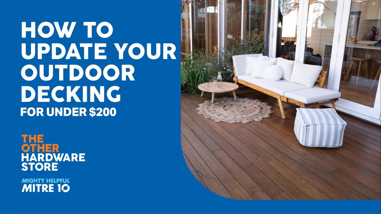 How to Update Your Outdoor Decking - YouTube