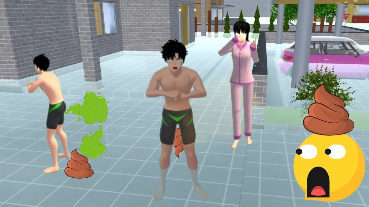 Kebelet Eek 💩 Taiga Eek Sembarangan Saat Banjir Sakura Ngamok 🤣 | Sakura School Simulator - YouTube