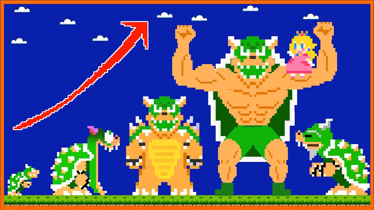 Evolution of Fat Bowser Characters Growing Up | From Fat to Muscle ...
