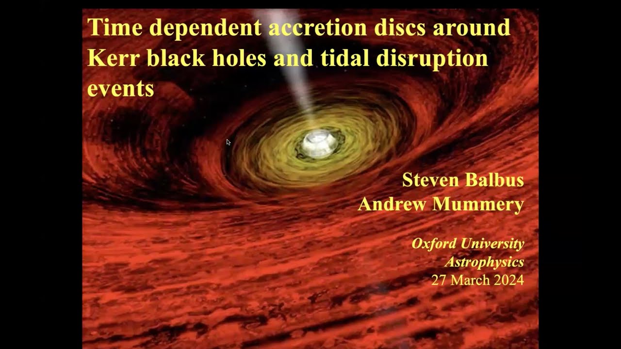 Accretion discs around Kerr black holes and tidal disruption events ...