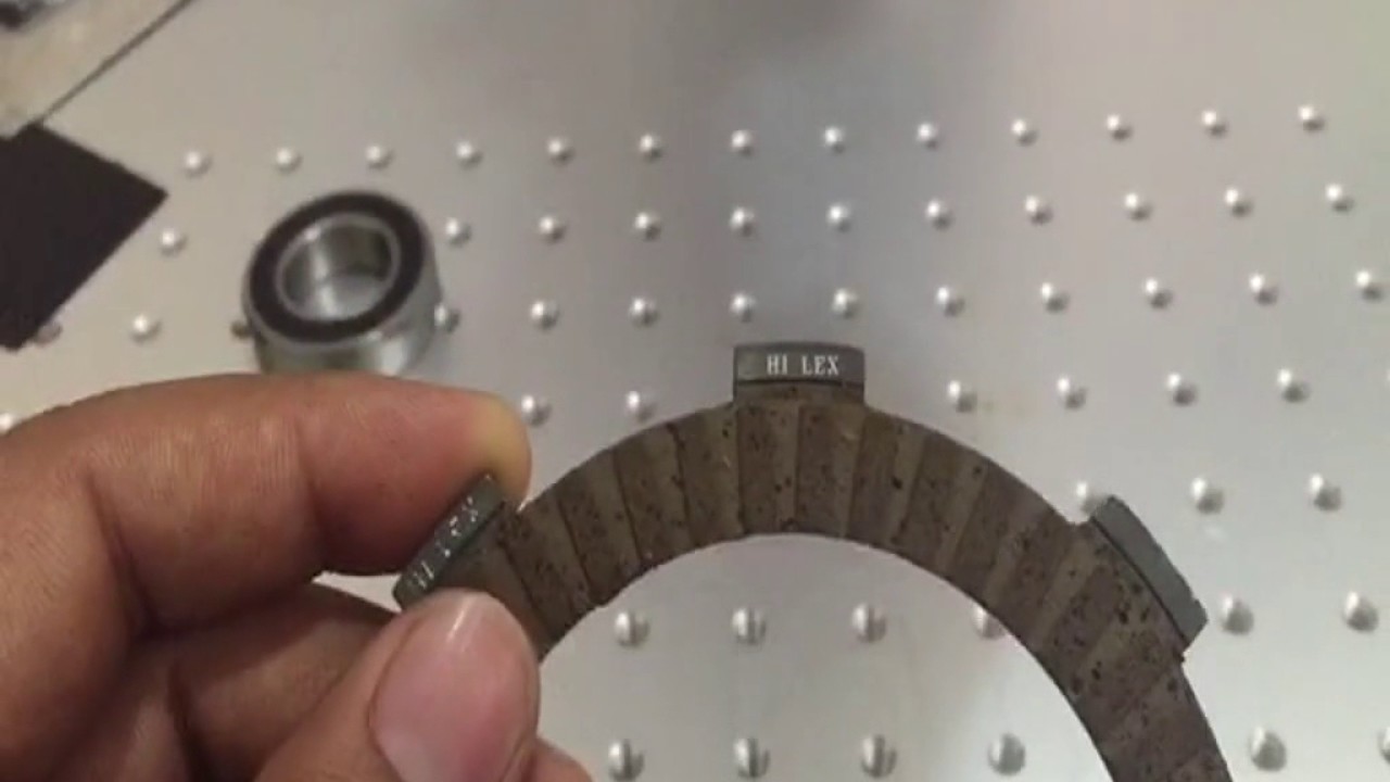Clutch Plate Laser Marking Machine - YouTube