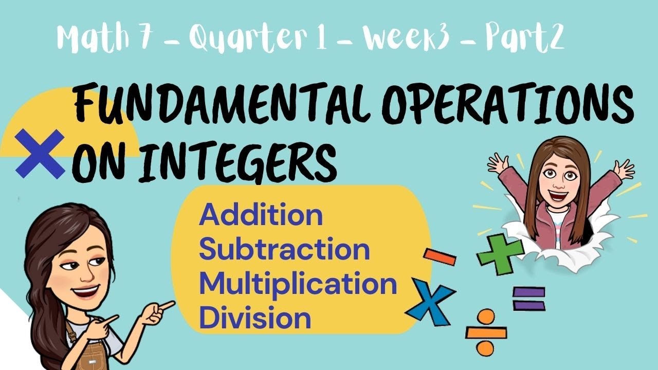 Math 7 ll Quarter 1 - Week 3 - Part 2 ll Fundamental Operations on ...