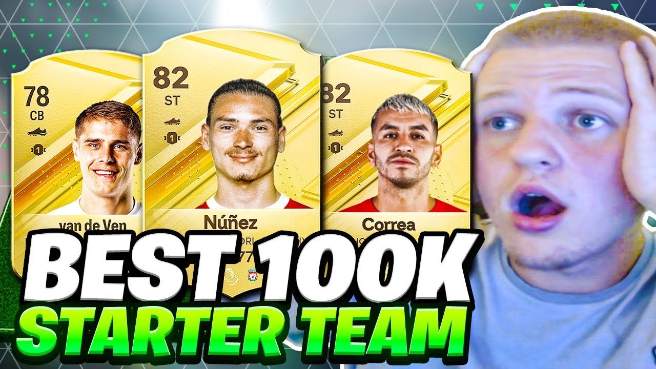The Best possible EAFC 24 Starter Squad (OP 100K STARTER TEAM) - YouTube