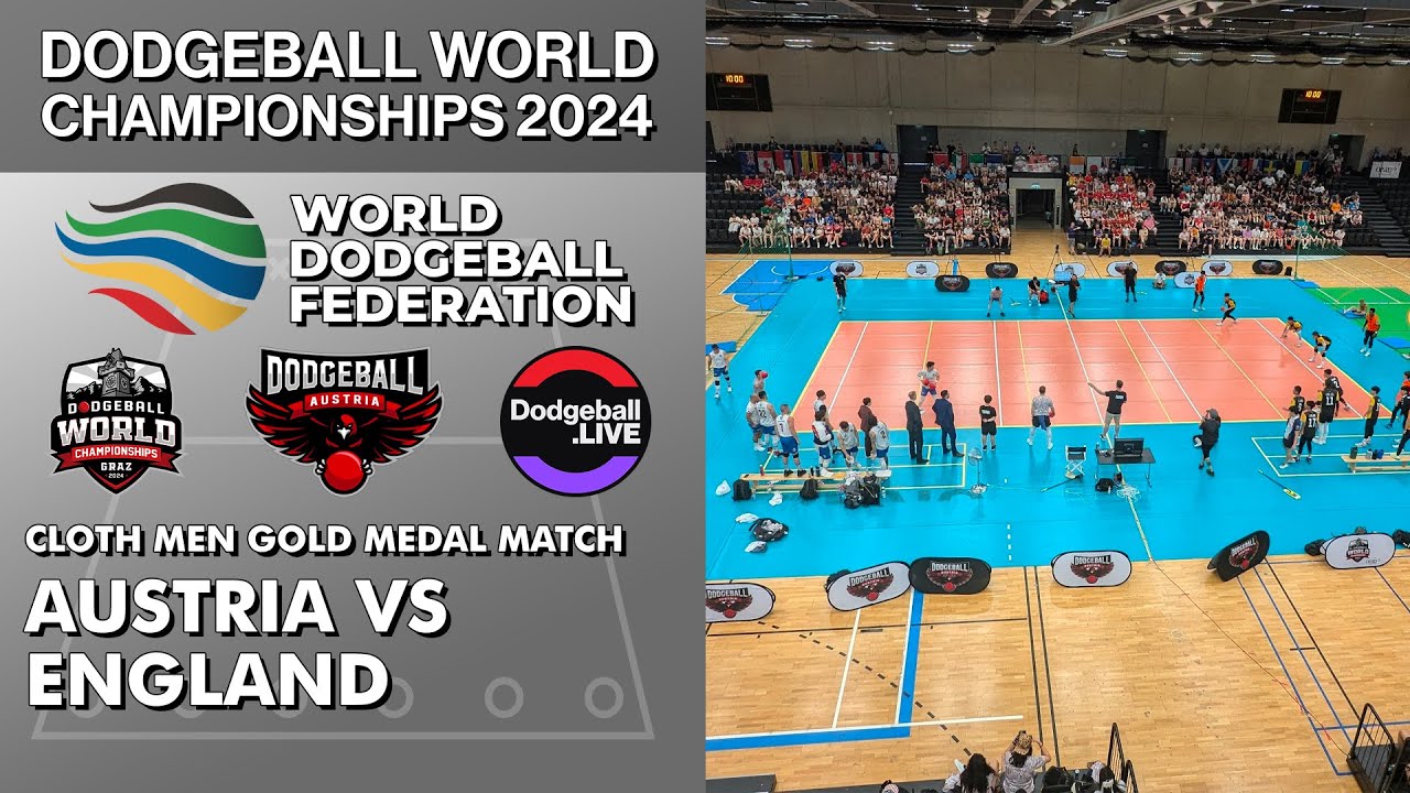 Austria vs England / Cloth Mixed Gold Medal Match / Dodgeball World ...