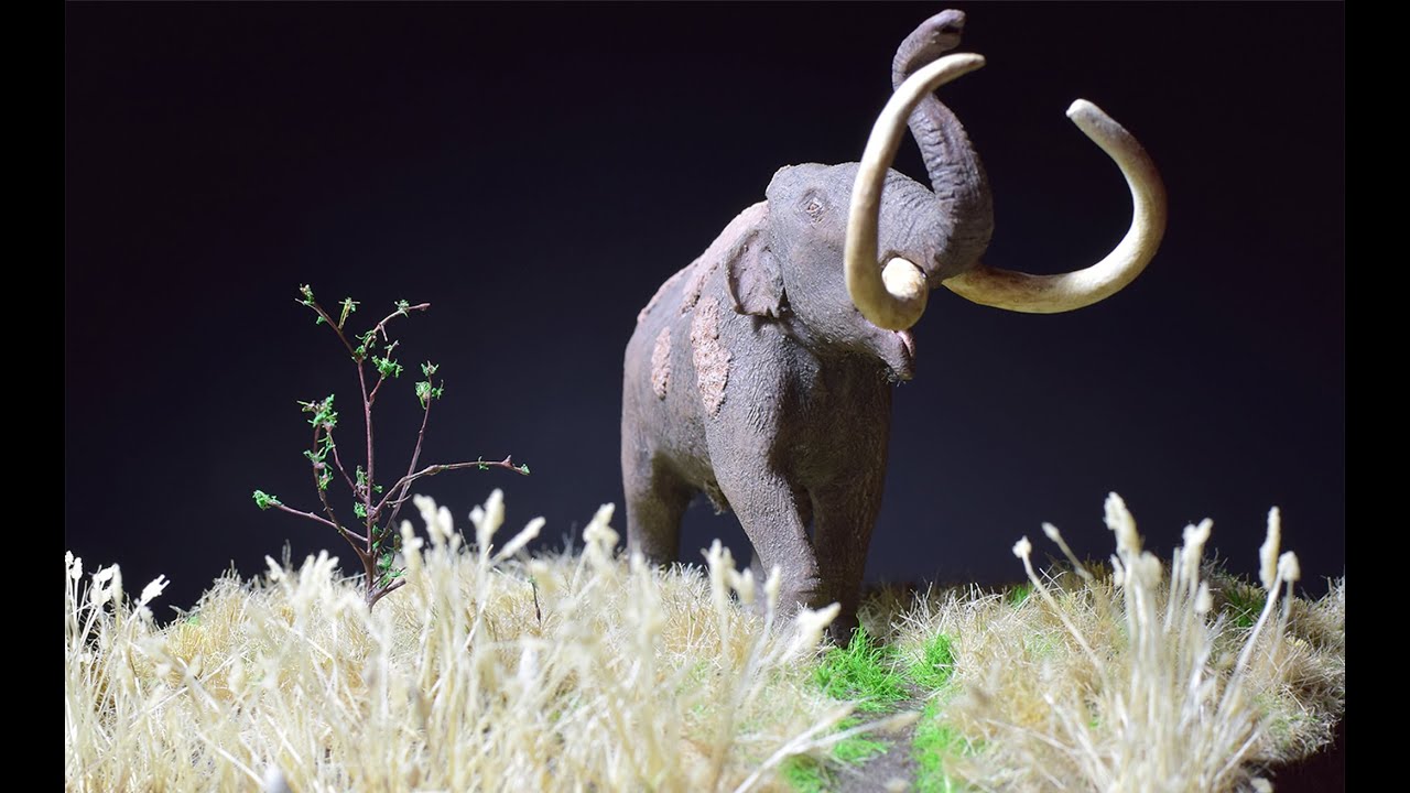 Steppe Mammoth Diorama - YouTube