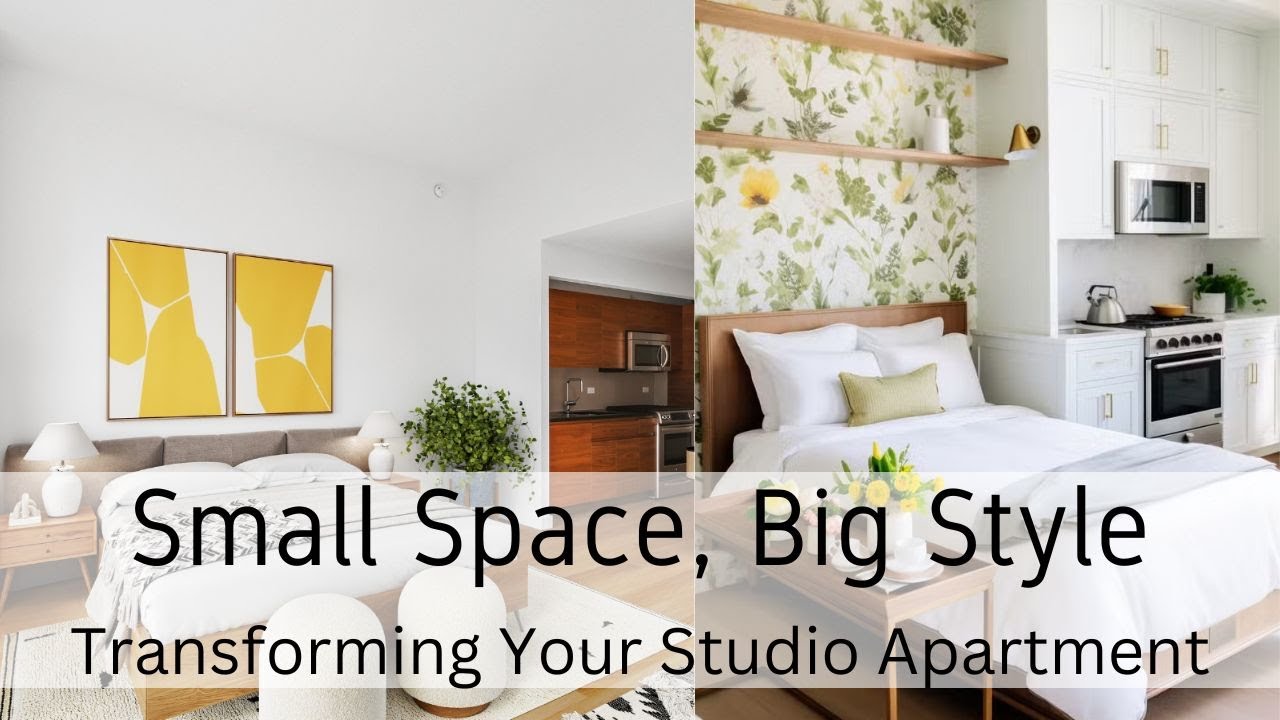 Small Space, Big Style Transforming Your Studio Apartment - YouTube