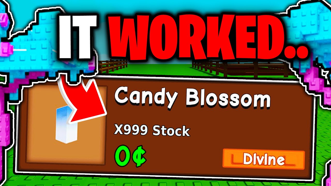 This CANDY BLOSSOM TRICK Actually WORKS?! (Grow A Garden) - YouTube