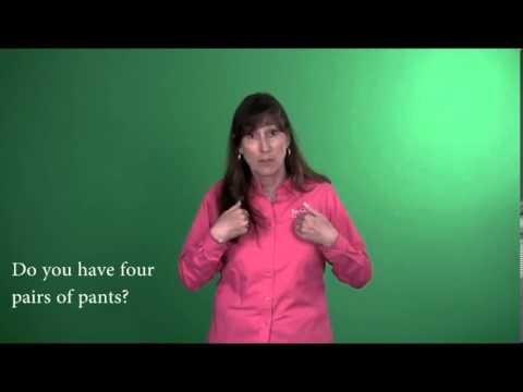 Sign Language - Level 1: Plurals Using Numbers - YouTube