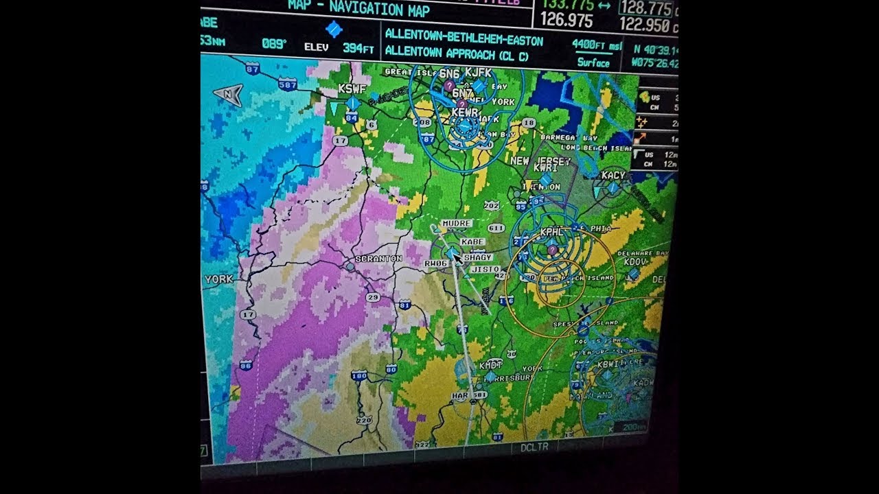 Single Pilot Night IFR Phenom 300 ILS Approach Turbulence - YouTube
