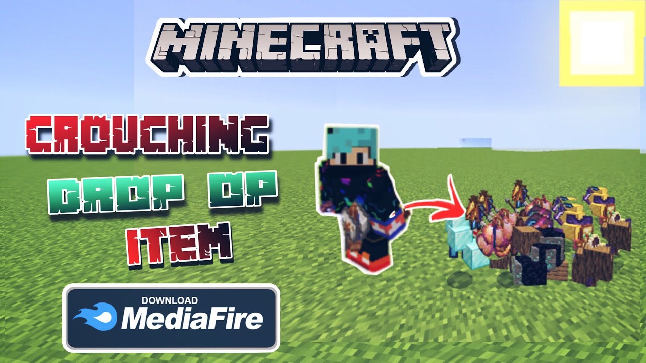 How To Download Crouching Gives You Op ltems Mod For Minecraft v1.18. | Khamlao MC - YouTube