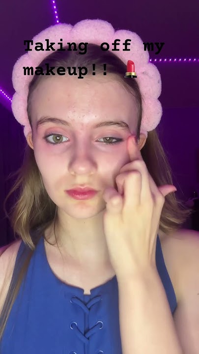 Take off my makeup with me!! #shorts #fypシ゚ #foryou - YouTube