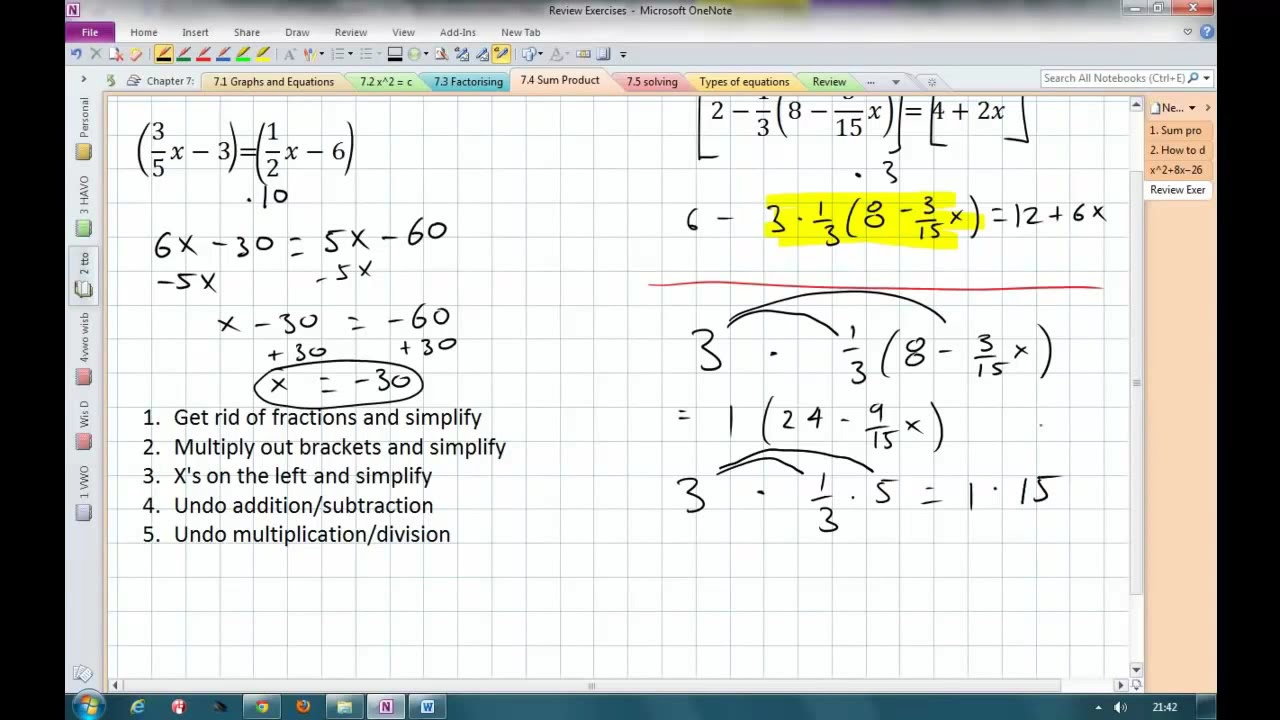 Solving Linear Equations With Brackets And Fractions YouTube Solving Linear Equations With Brackets And Fractions YouTube