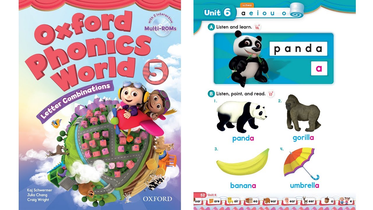 Oxford Phonics World 5 Unit 6 a, e, i, o, u - YouTube