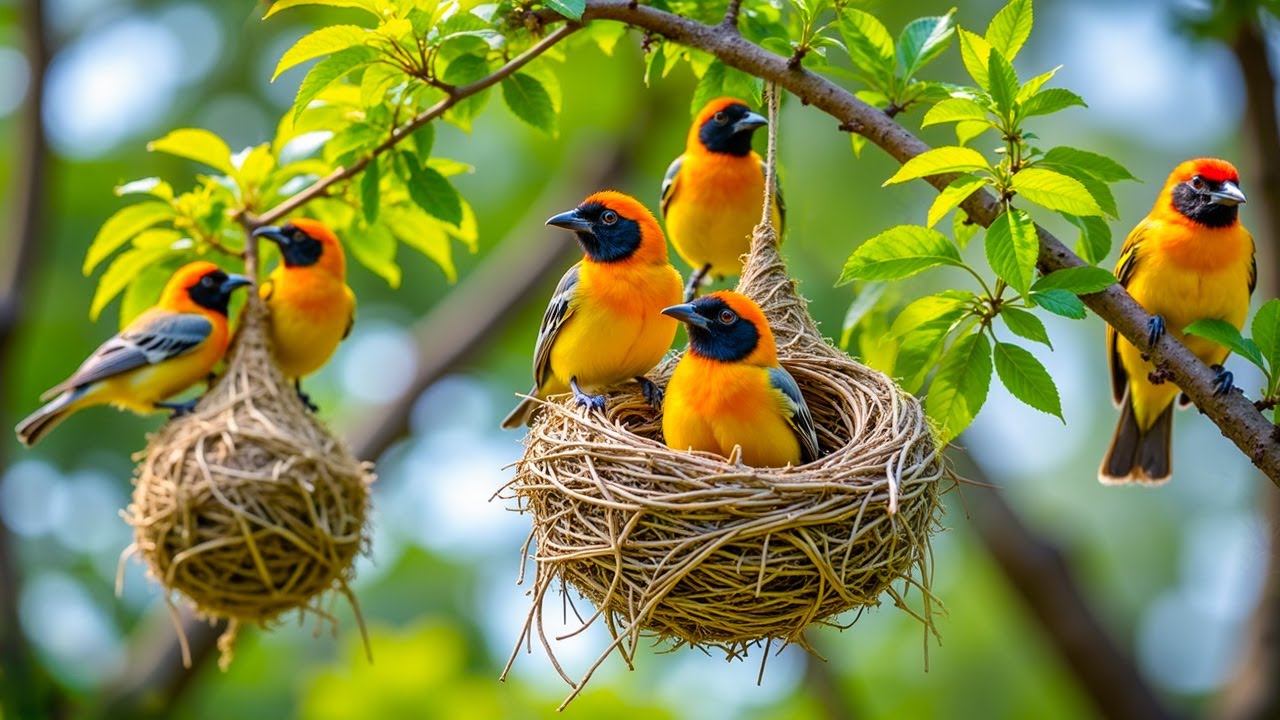 Colorful Birds & Birdsong for Stress Relief 🕊️ | Escape Stress ...