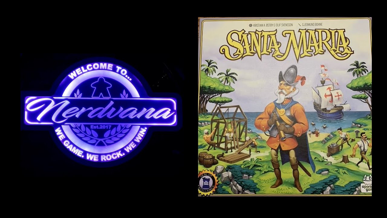 Santa Maria Board Game Review - YouTube