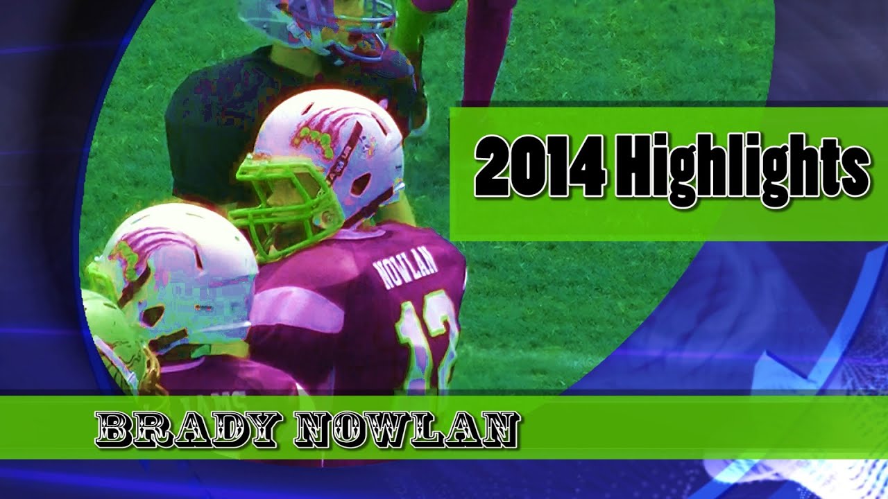 BRADY NOWLAN Hernando Leopards Youth Football 2014 Highlights - YouTube