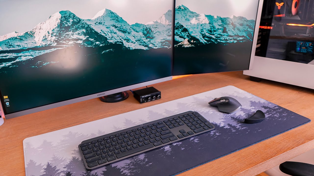 KIT MX Logitech / Mx Master 3s e Mx Keys / MousePad e Apoio de Pulso ...