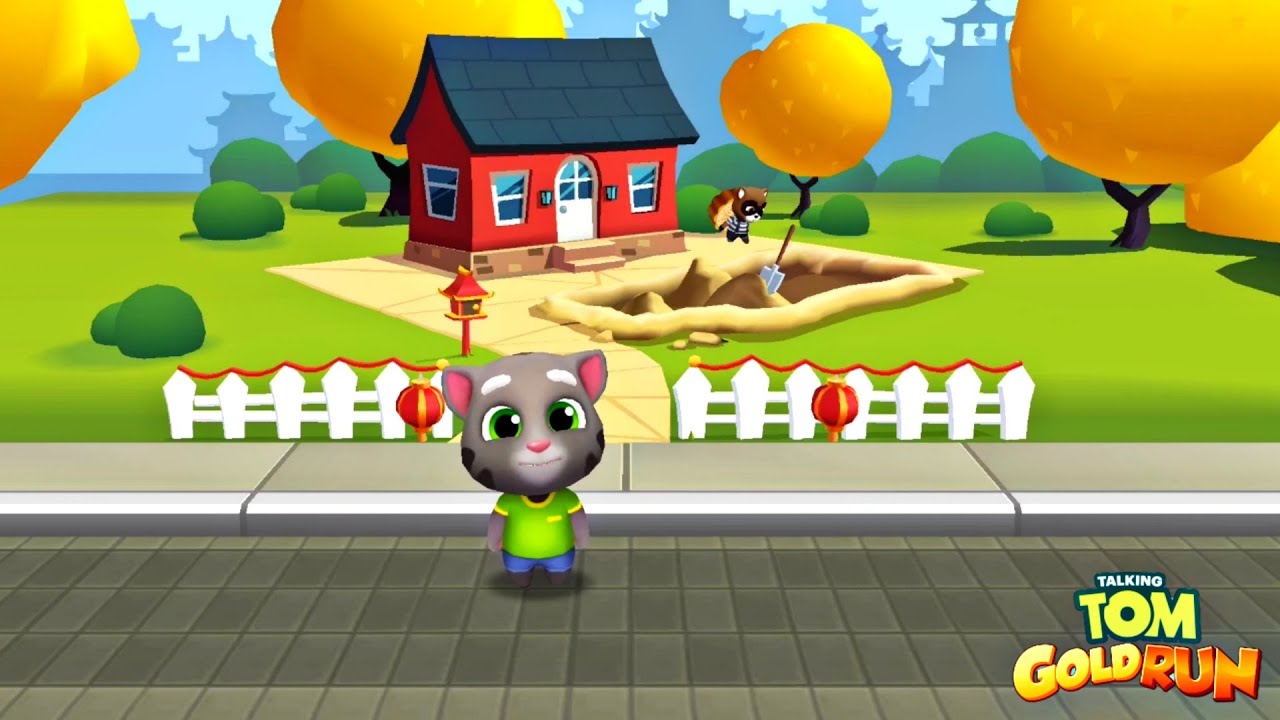 Talking Tom Gold Run - Tom - Full Screen - LILU Gameplay (Android, iOS ...