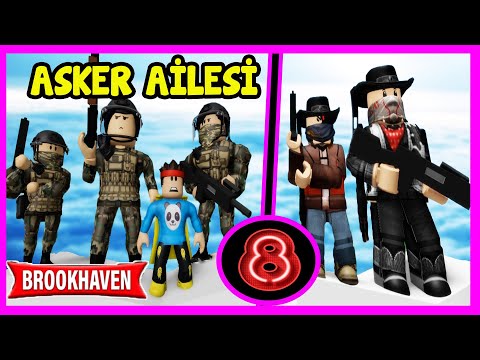 ASKER AİLESİ BENİ EVLAT EDİNDİ 8 . BÖLÜM 🎖️ !!! NiKO ile Roblox Brookhaven RP HİKAYESİ