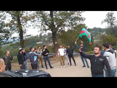 Astara rayonu Tüləküvan kənd sakinlərinin Qarabağın alınmasının qələbə gününü qeyd edirlər.