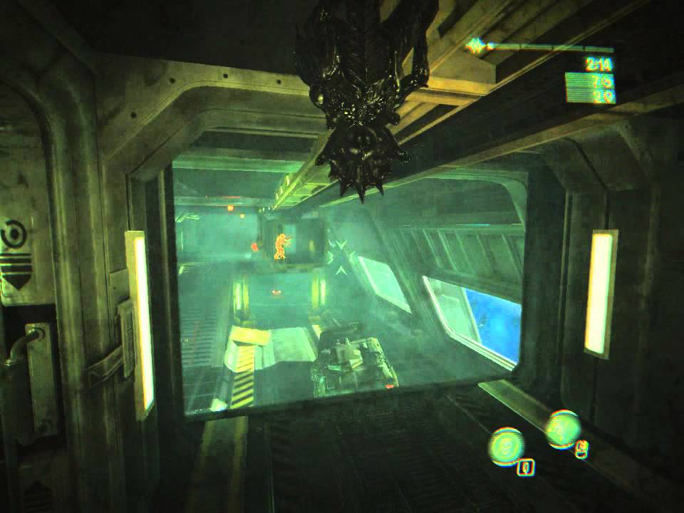 Aliens Colonial Marines - Xenomorph Lurker Terror - YouTube