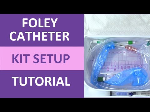 Foley Catheter Kit Setup: Bard Urinary Catheter Kit Contents Explained