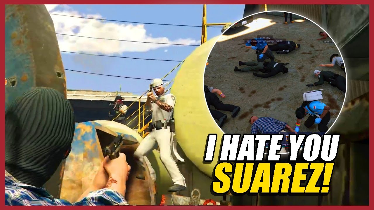 Cops ZERG Rush to Stop Curtis | Nopixel GTA RP - YouTube