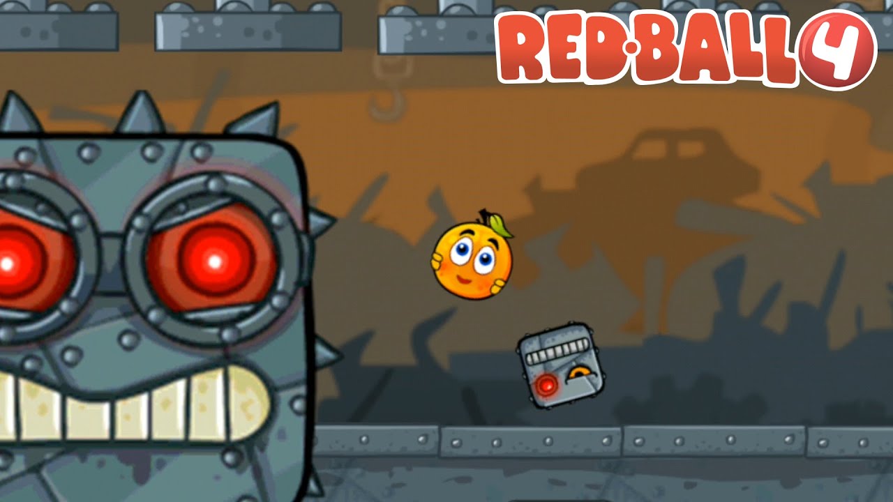 Red Ball 4 Orange Ball Vs BIG Boss 3 - YouTube