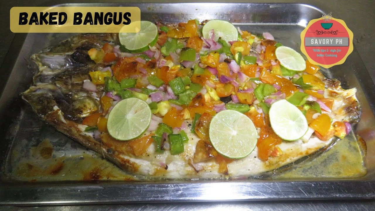 Savory Baked Bangus / Baked Milkfish Recipe - YouTube